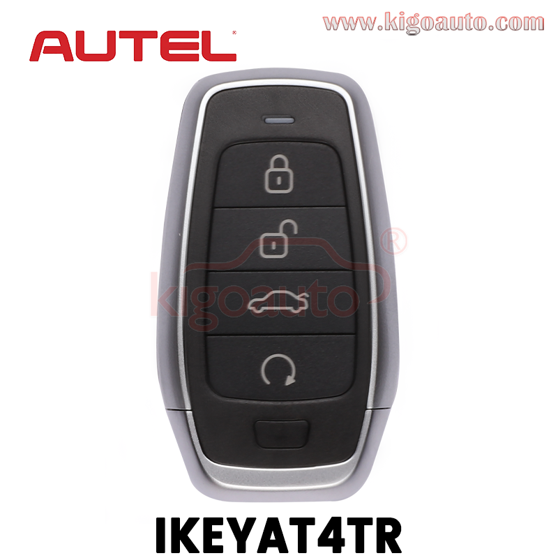 Autel MaxiIM iKey Universal Smart Key Standard Style 4 Button IKEY AT004EL / IKEYAT4TR
