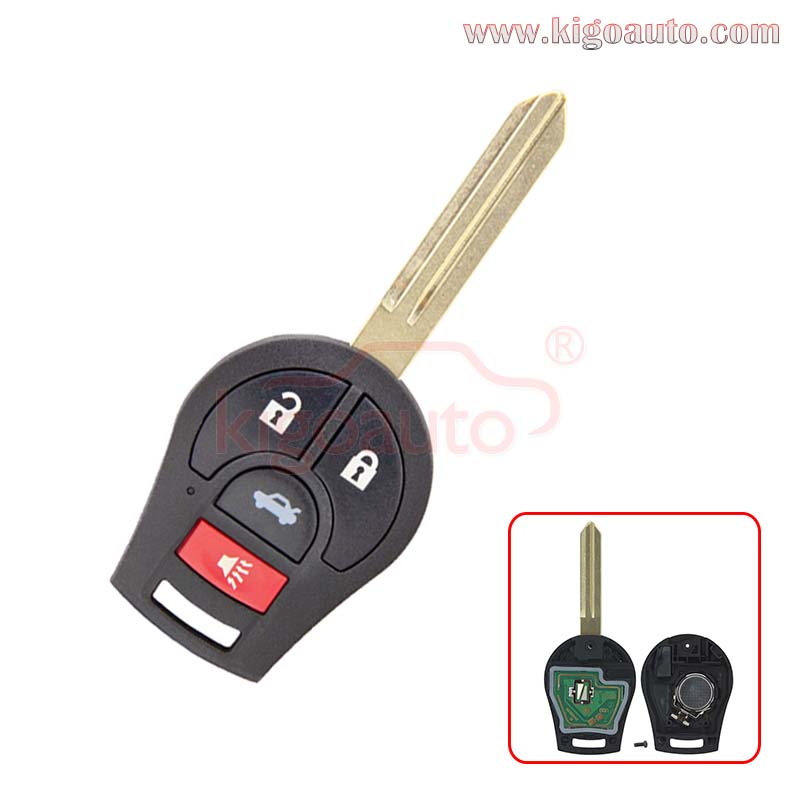P/N H0561-3AA0B Remote key 4 button 315Mhz with 46 chip for Nissan ...