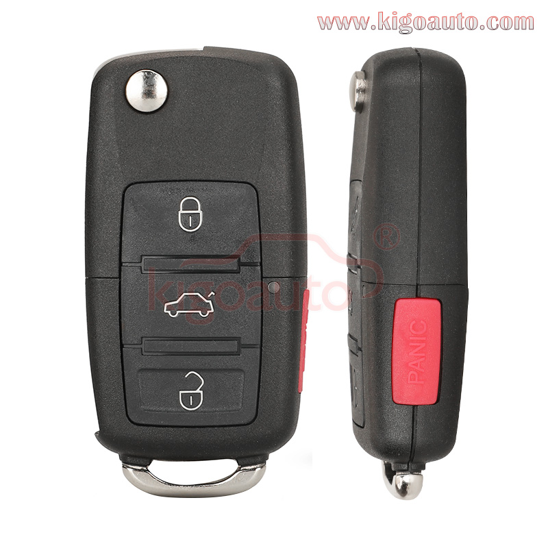 PN:1K0959753P Flip Remote Key 4 Button 315MHZ ID48 chip for 2006-2011 ...