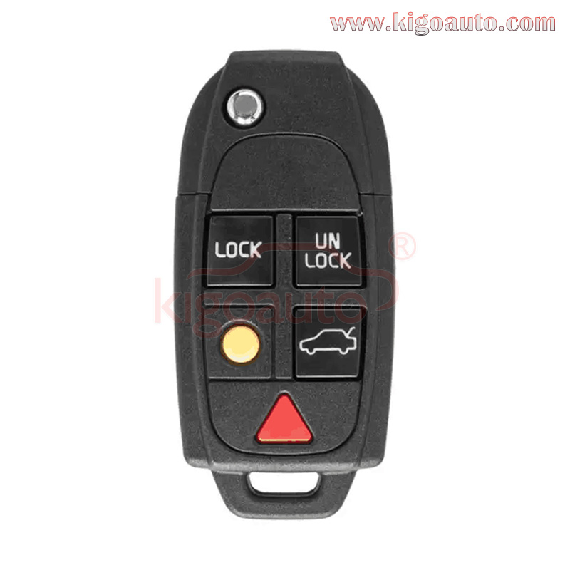 FCC LQNP2T-APU Flip key case replacement shell for VOLVO C30 C70 S40 ...