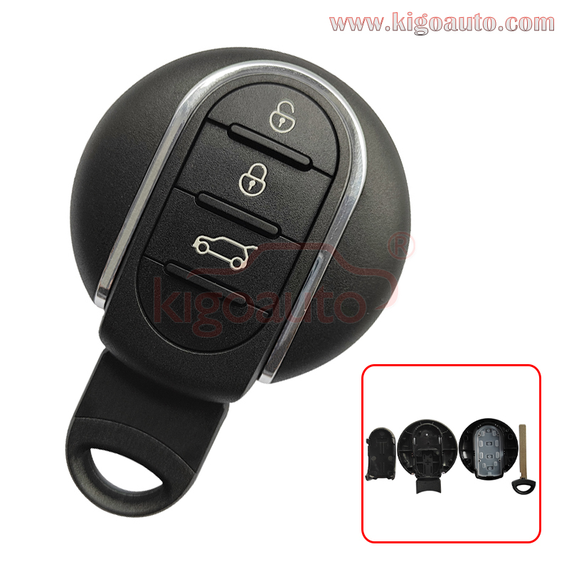 FCC NBGIDGNG1 Smart key shell 3 button for Mini Cooper Countryman ...