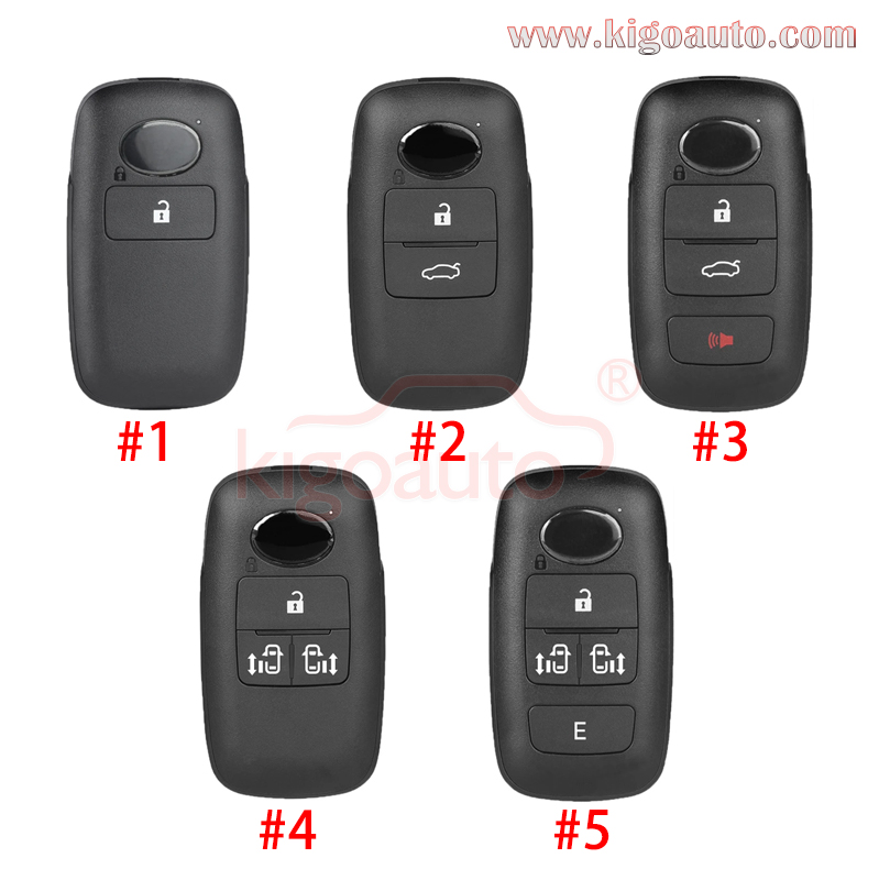 89994-BZ050 / 89994-BZ170 / 89994-BZ041 Smart Key shell for Toyota ...