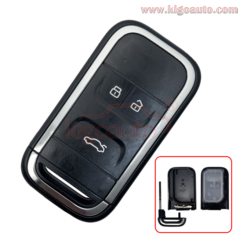 Smart Key Shell 3 Button For New Chery Arrizo 5 6 7 Tiggo 5 7 8