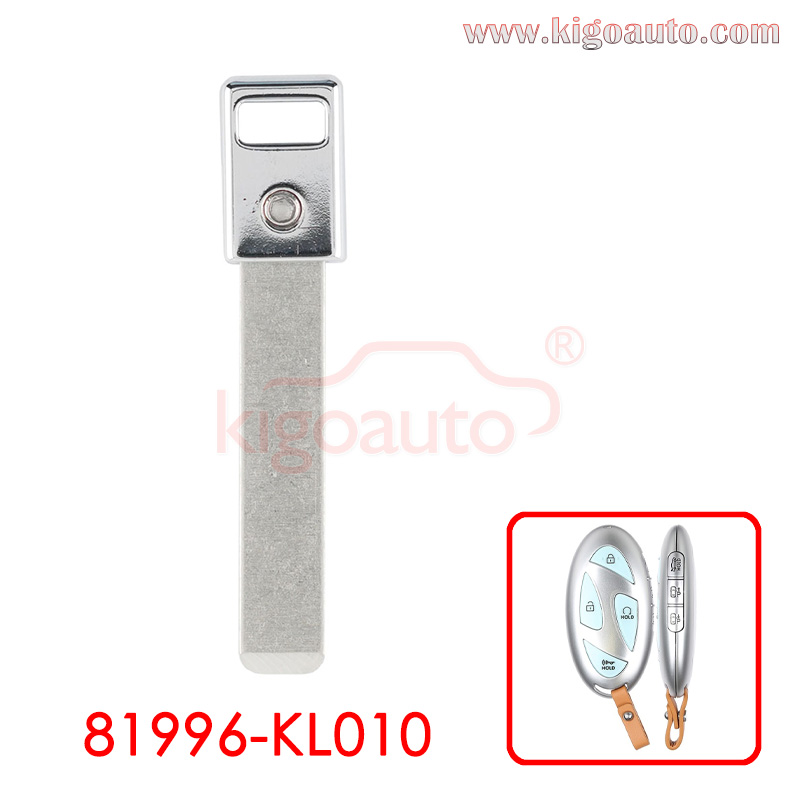 PN: 81996-KL010 Emergency Key Blade for 2023 Hyundai Ioniq