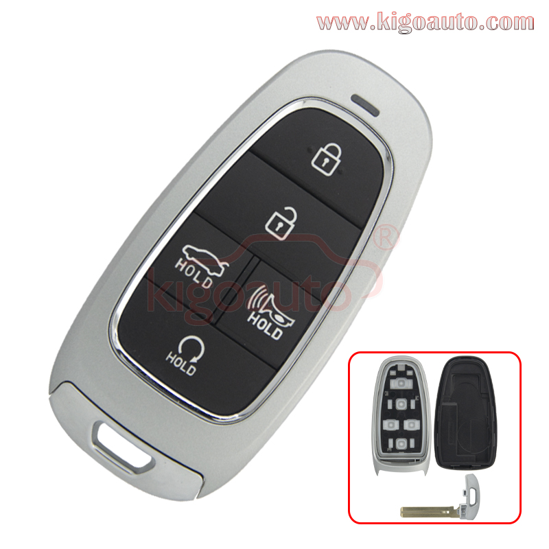 FCC TQ8-FOB-4F27 Smart Key case 5 button for 2019-2021 Hyundai Sonata ...