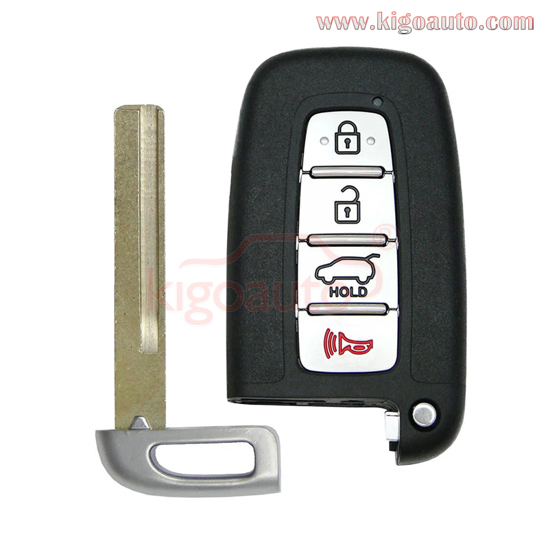 Smart Key Shell 4 button Hatch for 2013-2015 Hyundai Elantra GT FCC ...