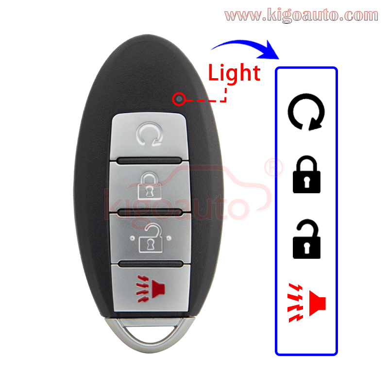 S180144904 FCC KR5TXN7 Smart Key 4 Button 433 MHz FSK NCF29A1M HITAG ...