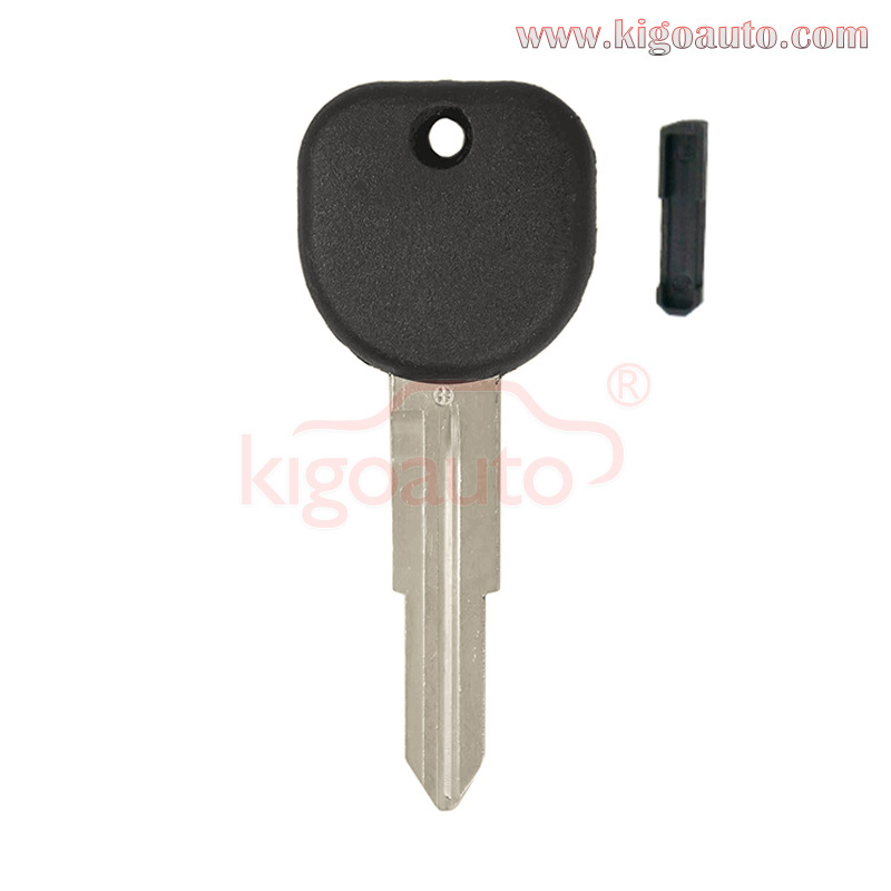 Transponder key blank No chip / 46 chip B114 blade for 2008-2015 Saturn ...