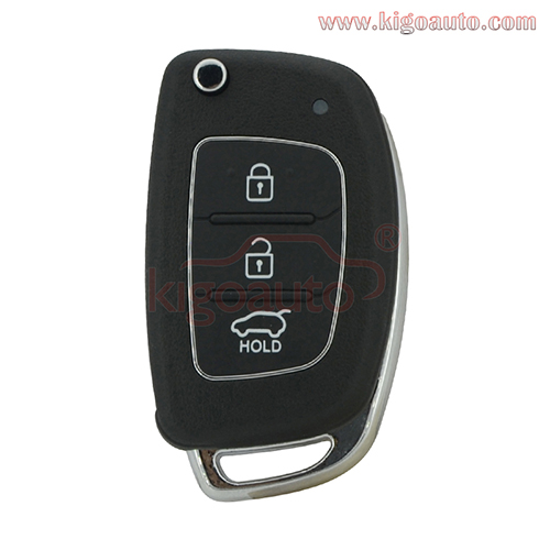 (EU market)PN:95430-K7000 Remote Flip Key 3 Button 433mhz ID4A chip for ...