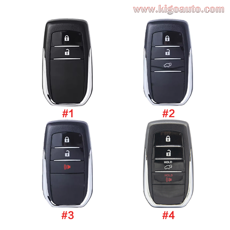 FCC BM1EW/B3U2K2P Smart key 433.5mhz 8A chip for Toyota Hilux 2016-2023 ...