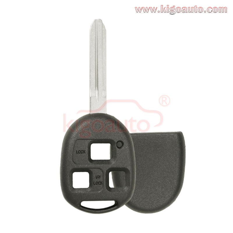 Durashell Replacement for Rugged Remote key shell 3 button TOY43 for ...