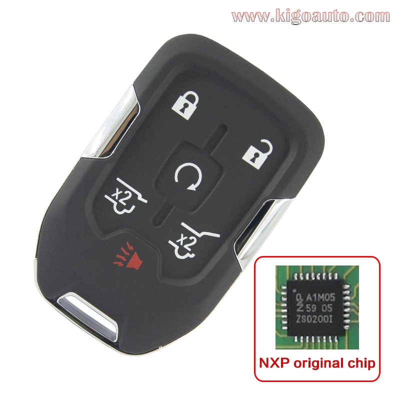 FCC HYQ1AA Smart key 315mhz ID46 chip 6 button for GMC Yukon 2015-2020 ...