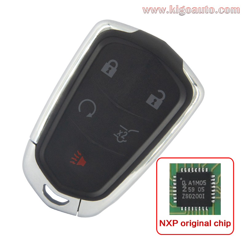 FCC HYQ2ES Smart key 433Mhz 5 button for 2020-2021 Cadillac XT4 XT5 XT6 ...