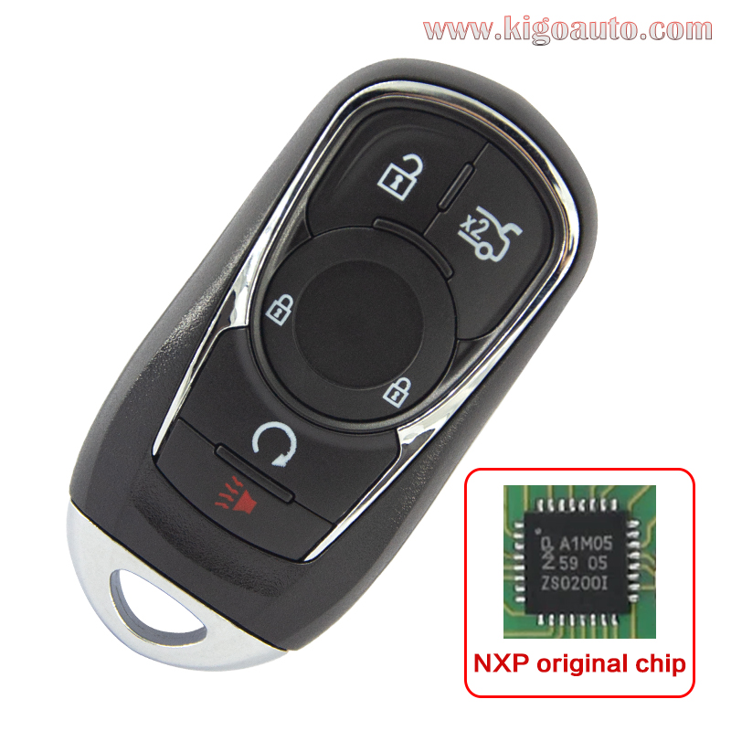 FCC HYQ4AA 315mhz smart key 5 button HYQ4EA 433mhz ID46 chip for 2017 ...