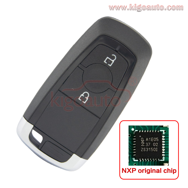 FCC HC3T-15K601-DB A2C93141501 Smart key 2 button 433Mhz FSK HITAG PRO ...