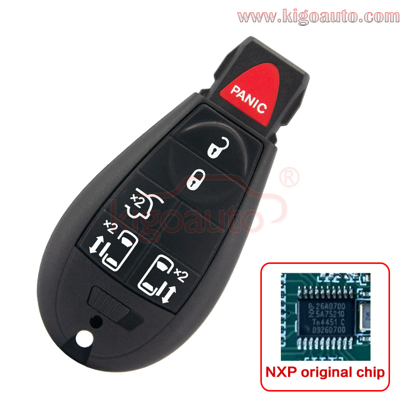 #9 IYZ-C01C Fobik key remote 6 button 434Mhz ID46 NXP Original Chip for ...