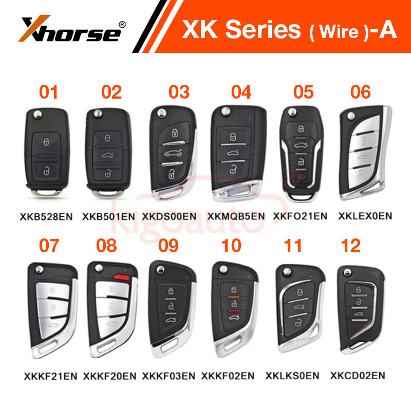 XK Series Xhorse VVDI Universal Remote Wired Remote Key-A,Xhorse VVDI ...