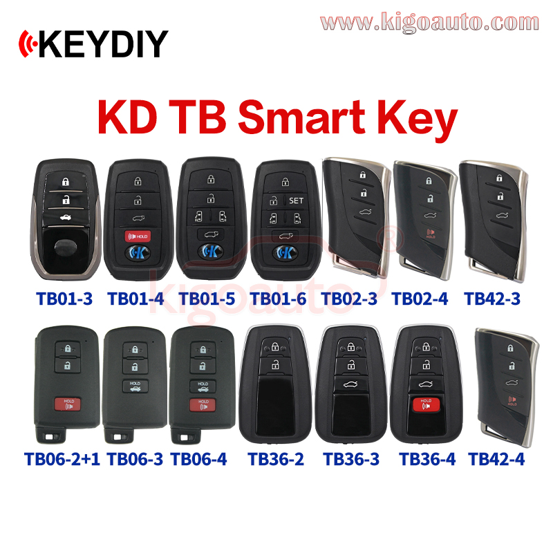 KEYDIY KD TB Series 8A Smart Keys Universal Remotes For Toyota Lexus