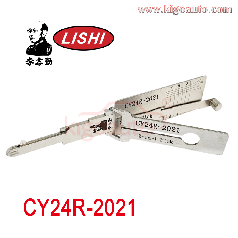 Original Lishi CY24R-2021 2-in-1 Pick Decoder for Jeep Grand Cherokee