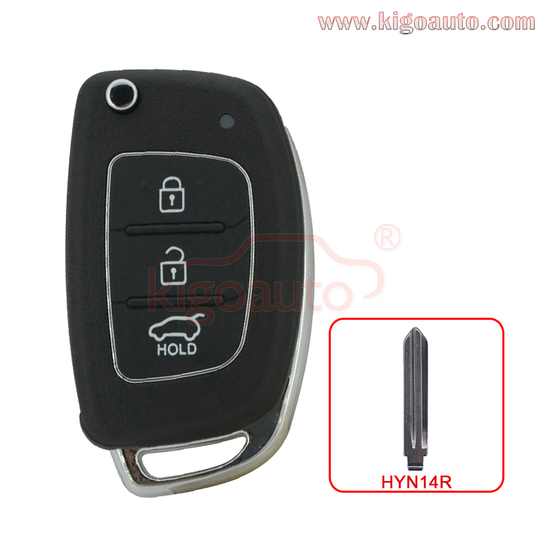 Clearance Price - Refurbished RKE-4F34 Remote Flip Key 3 Button Hatch ...