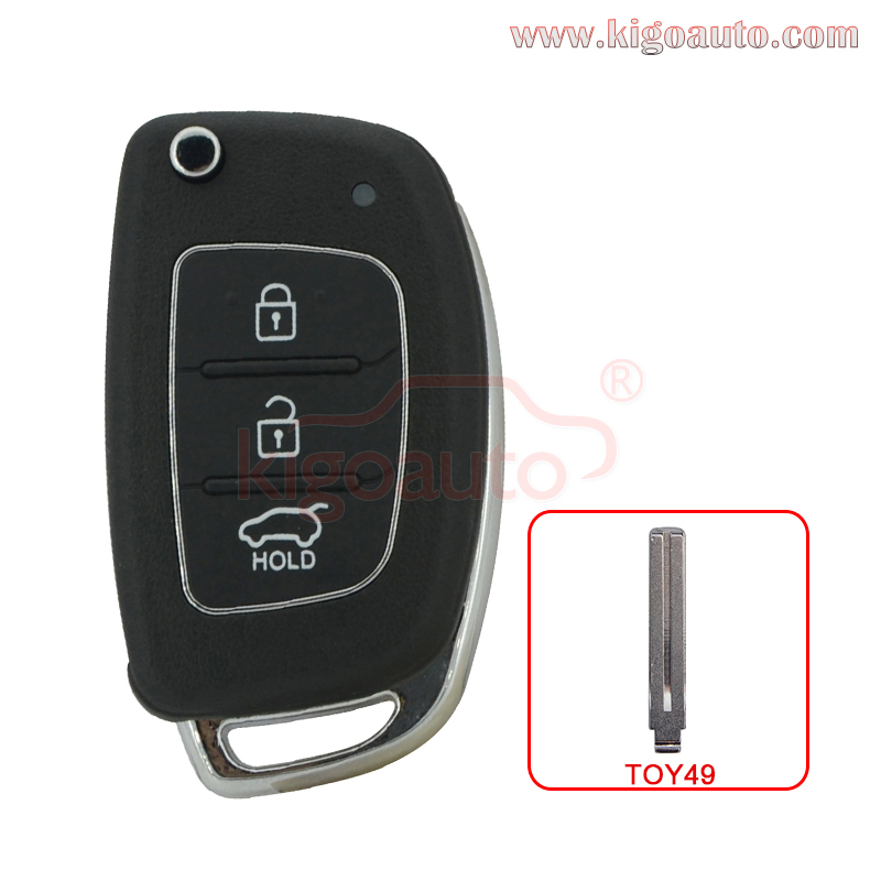 Clearance Price - Refurbished RKE-4F08 Remote Flip Key 3 Button Hatch ...