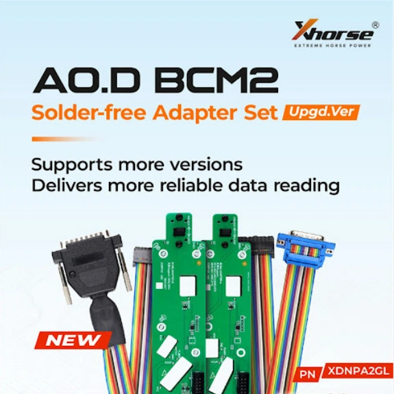 Xhorse BCM2 Solder-free Adapter XDNPA2GL – 2nd Generation For Audi All Key Lost & Add Key For ...