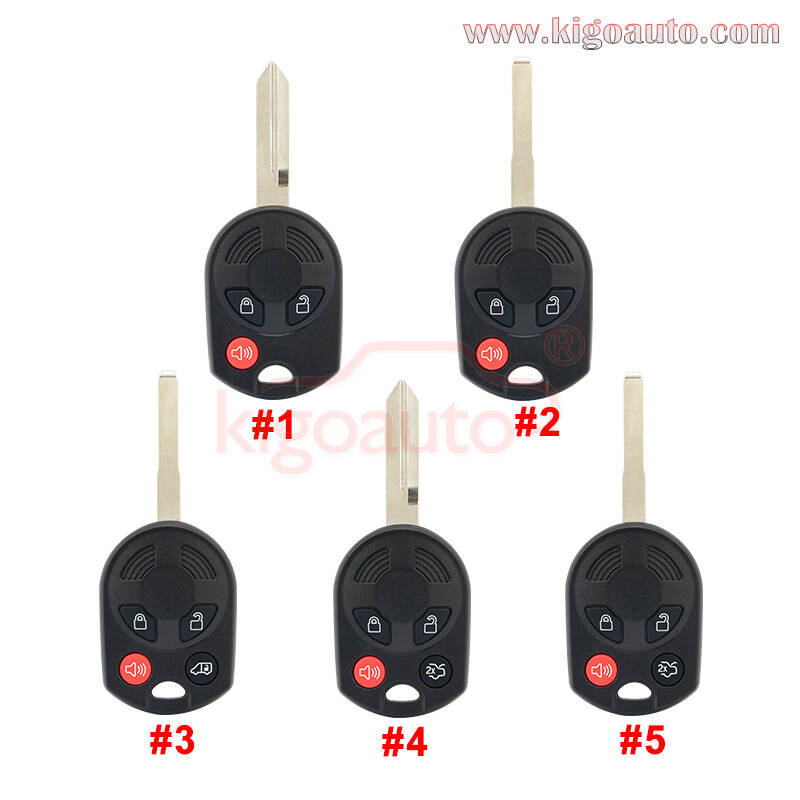 FCC OUCD6000022 Remote head key 3 button / 4 button 315Mhz 4D63 chip ...