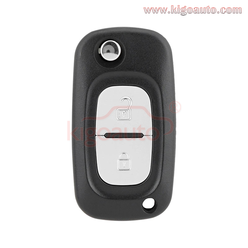 P/N 7701210033 Flip Remote Key 2 Button 433MHz ID46 Chip VA2 blade for ...