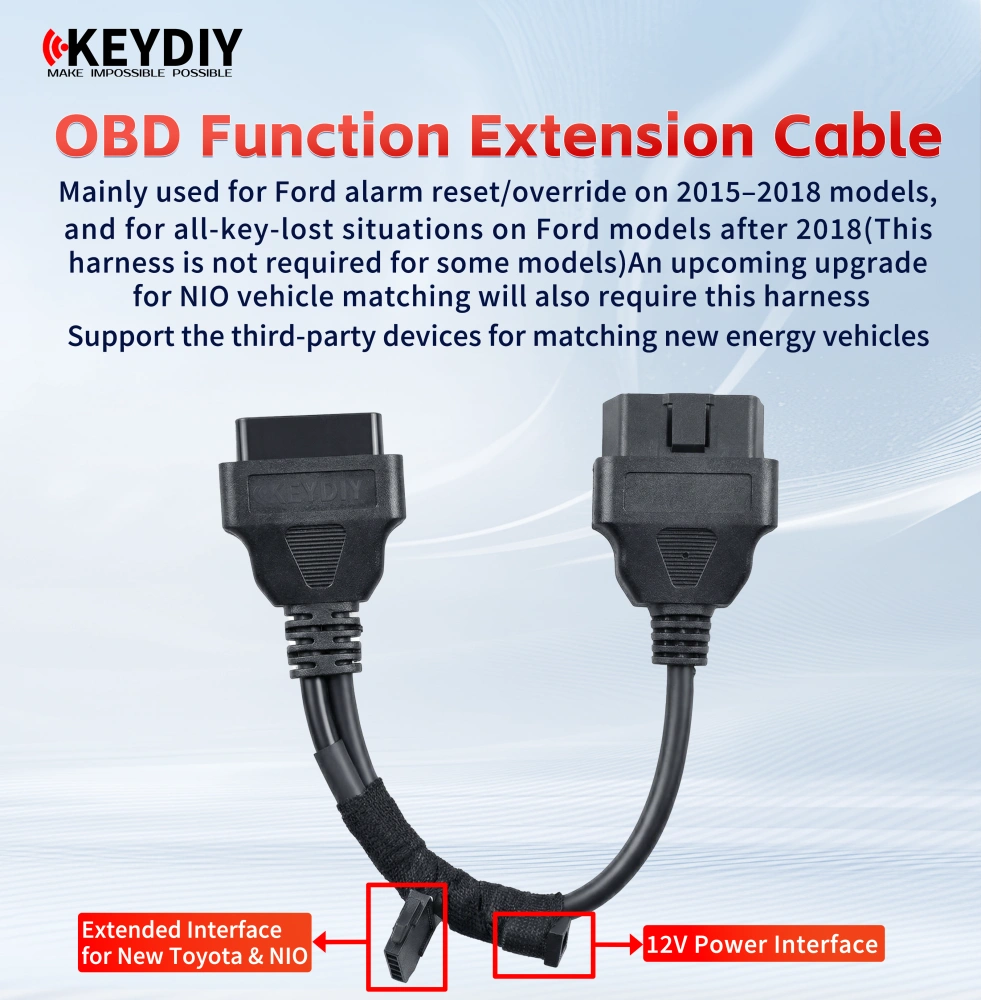 KEYDIY OBD Function Extension Cable for Ford Vehicles