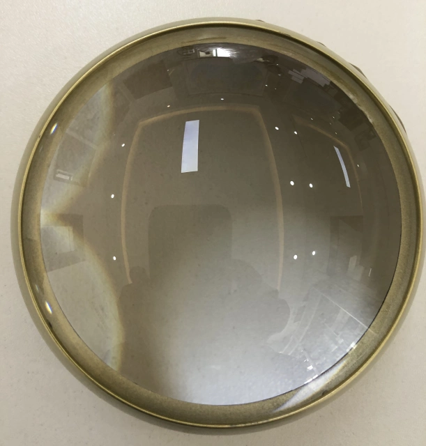 Dome magnifier paperweight magnifier 4X with LED light illumination C-1601