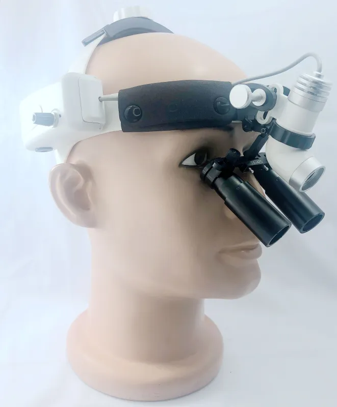 Headband LED dental surgical light CKD203AY-4 cordless 3W 2 pieces Battery