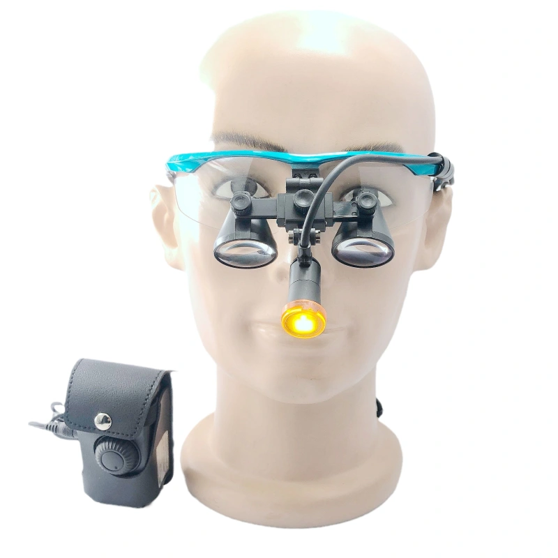 CHL medical light CHL-JC-M06C-BP with Flip Up dental surgical loupes 2 ...