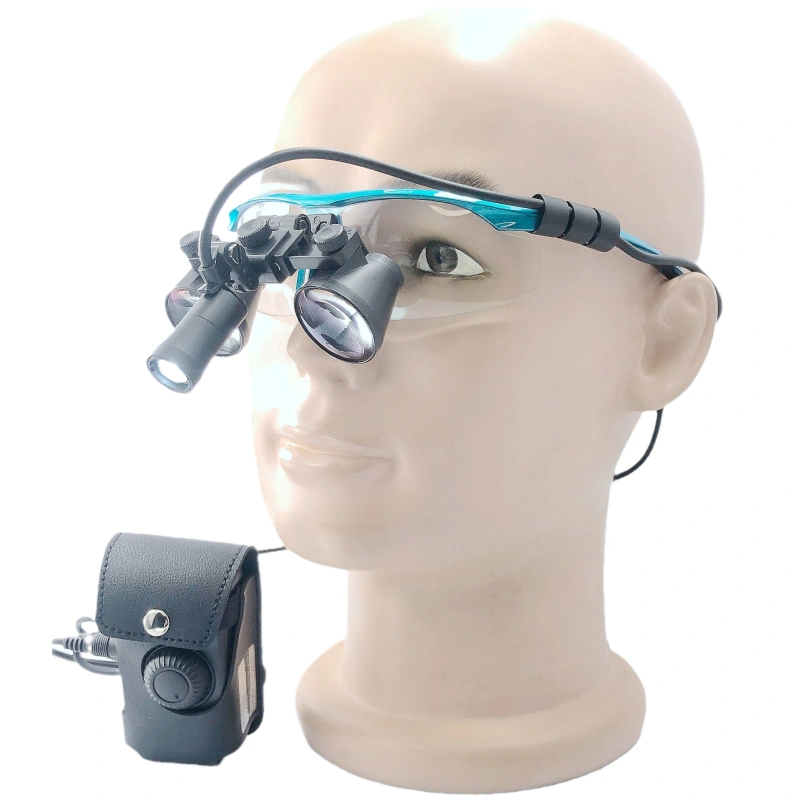 CHL medical light CHL-JC-M06C-BP with Flip Up dental surgical loupes 2 ...