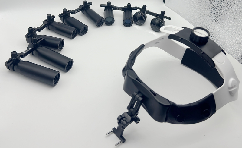 LB Headband 2.5X-8.0X dental surgical loupes sets movable