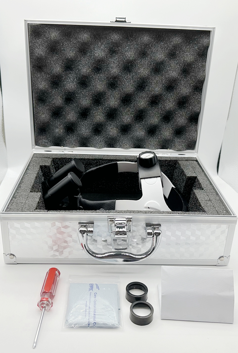 CareOptik Headband Ergo Prismatic Loupes 3.5x 4.5x 5.5x 6.5x