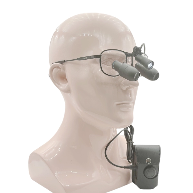 Careoptik Custom Made TTL Prismatic (Kepler) Dental Surgical Loupes with Medical Headlight CHL-M06