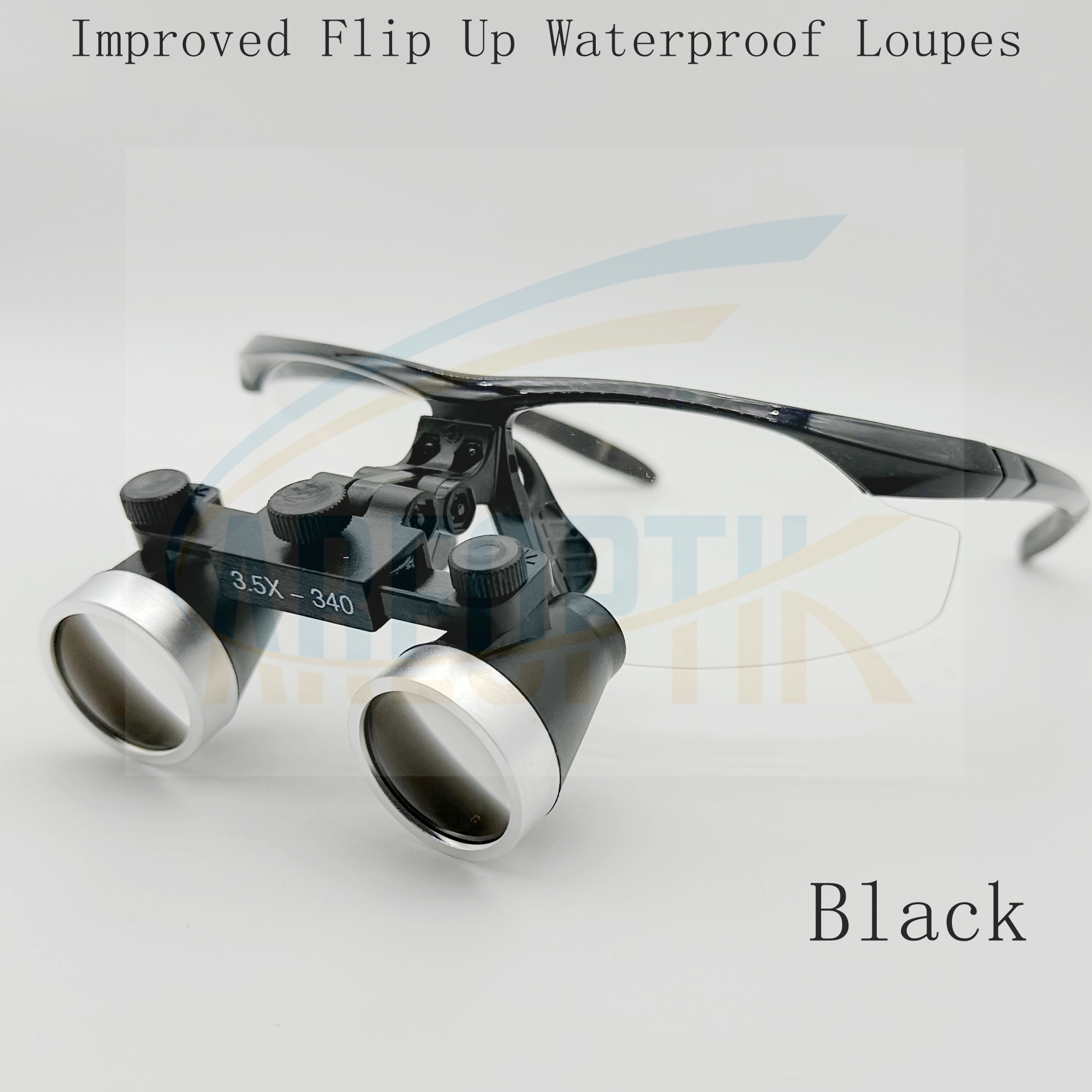 Flip Up dental surgical waterproof loupes 2.5x 3.0x 3.5x Sports Frames
