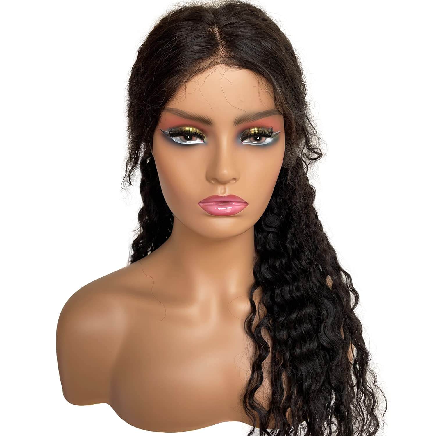 Eseewigs Vennsian Realistic Female PVC Mannequin Head With Make Up Face ...