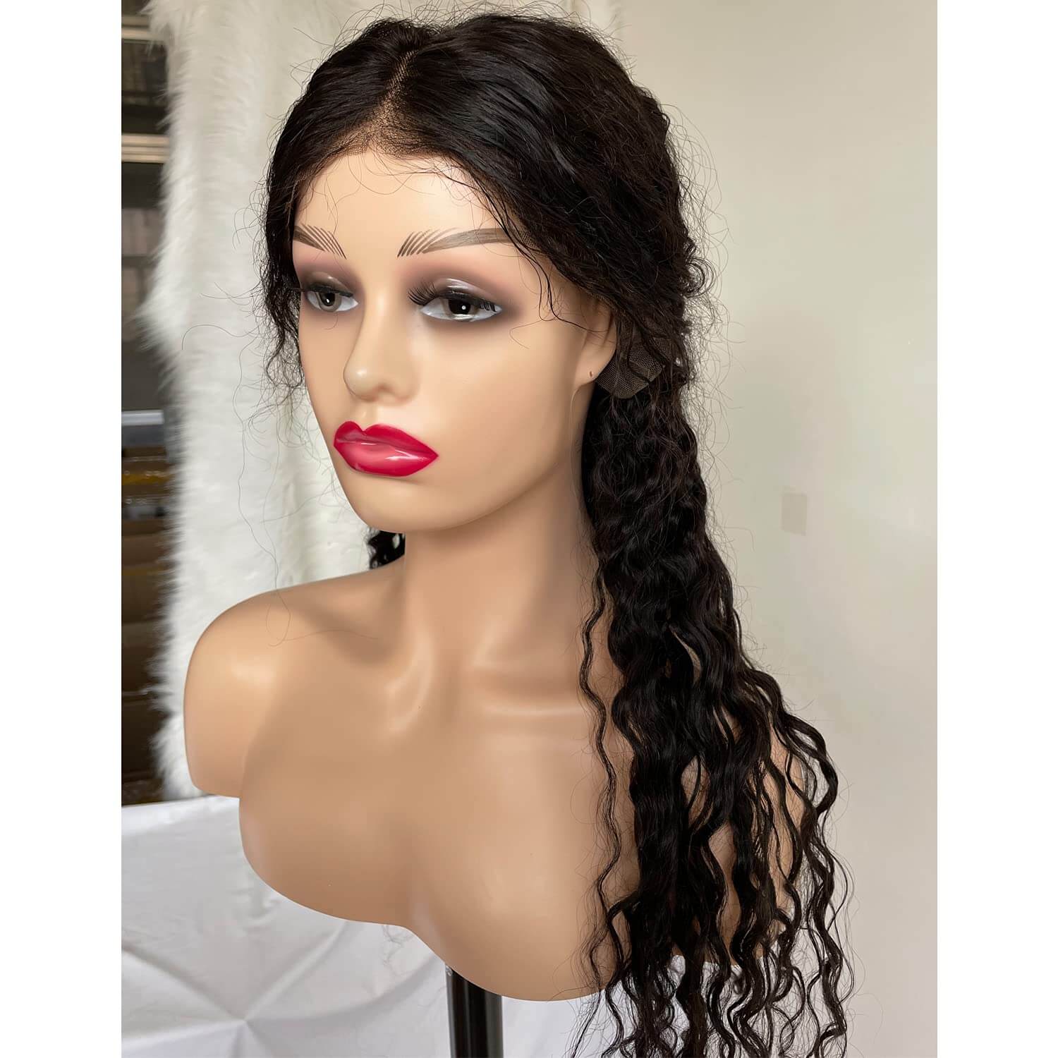 Mannequin Heads Bust Female Realistic Manikin Head with Face and ...