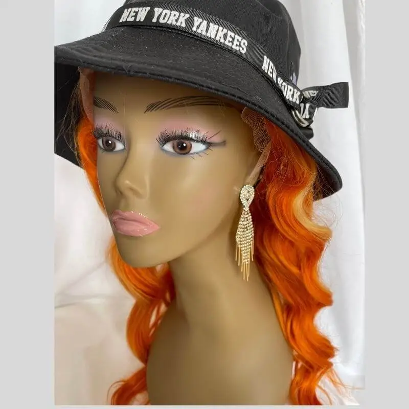 Female Bald Mannequin Head Cosmetology Wig Cap Jewelry Hat Display ...