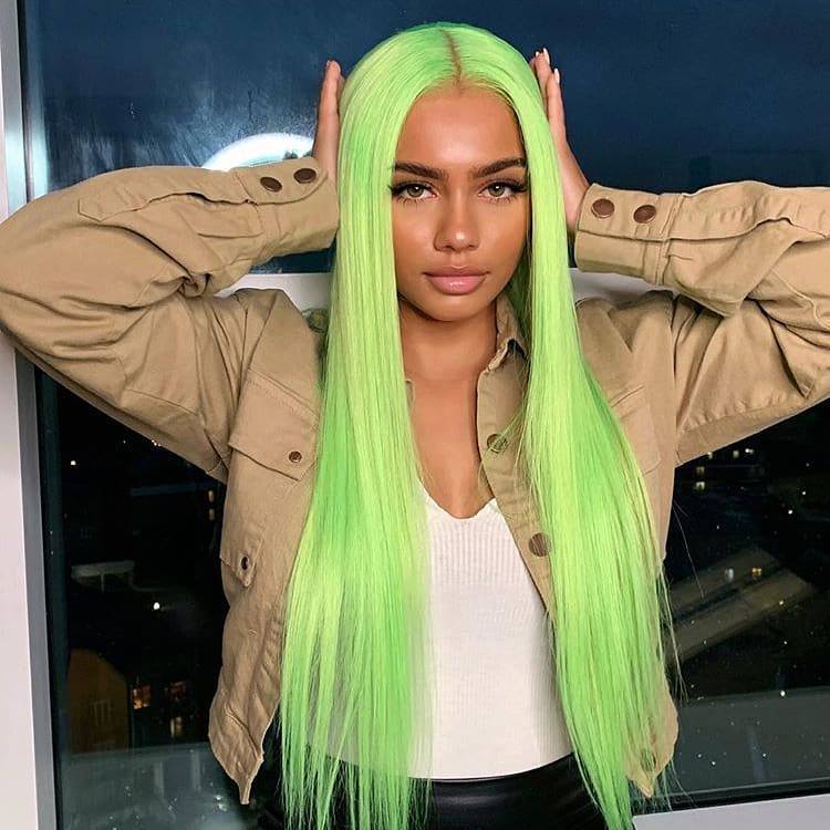 Hot Pink Red Green Blue Yellow Colour Profusion Human Virgin Hair ...