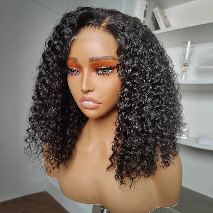 HD Transparent 360 Lace Frontal Wigs 180% Density Brazilian Deep Wave ...