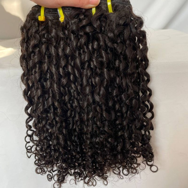 New Arrival Virgin Pixi Curl Burmese Hair 100% Human Hair Raw Pixie ...