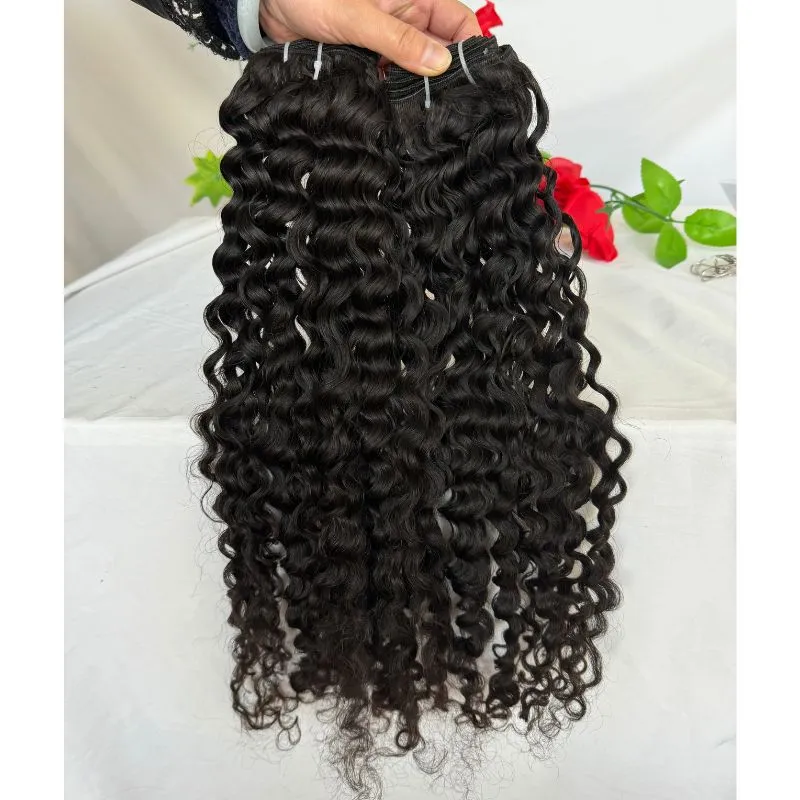 2024 New Arrival Top Garde 12A Raw Burmese Deep Curly Hair Weave Bundle ...