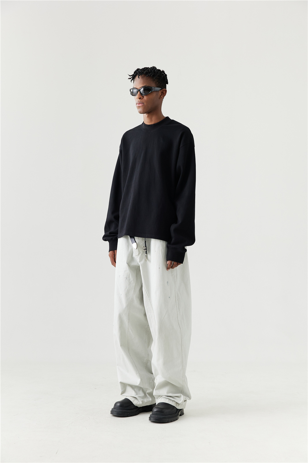 double layered long sleeve tee