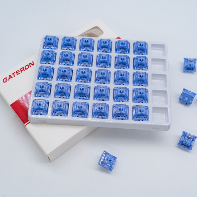 GATERON CJ Keyboard Switches, China Joy Light Dark Blue Purple Custom 5 ...