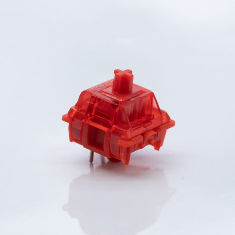 GATERON Phantom Red Linear Keyboard Switches, RGB LED Pre Lubed 3 Pin ...