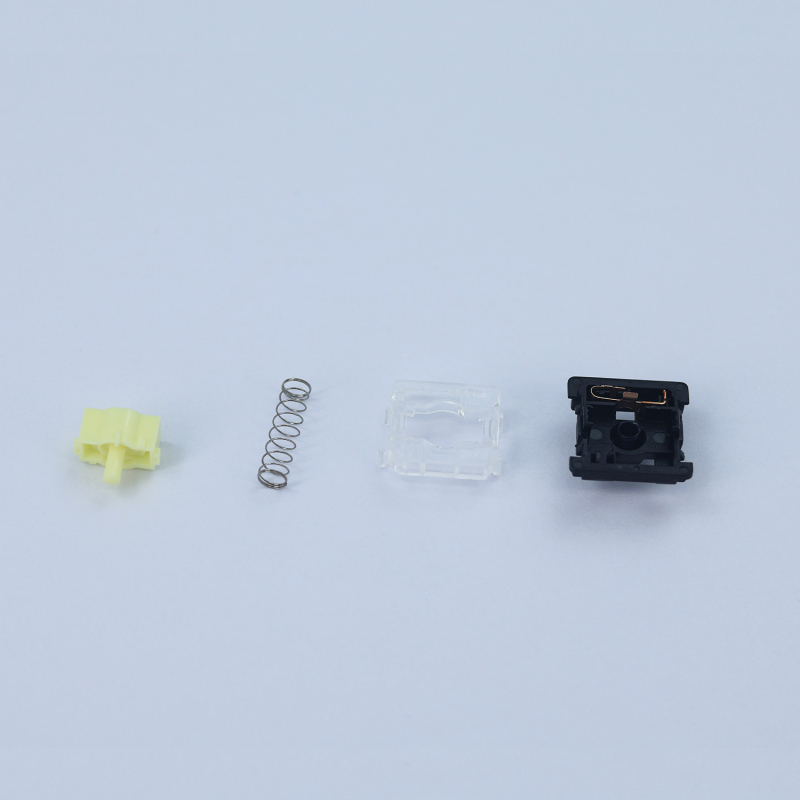 GATERON KS-33 Low Profile Banana Keyboard Switches, Tactile 65gf 3 Pin ...