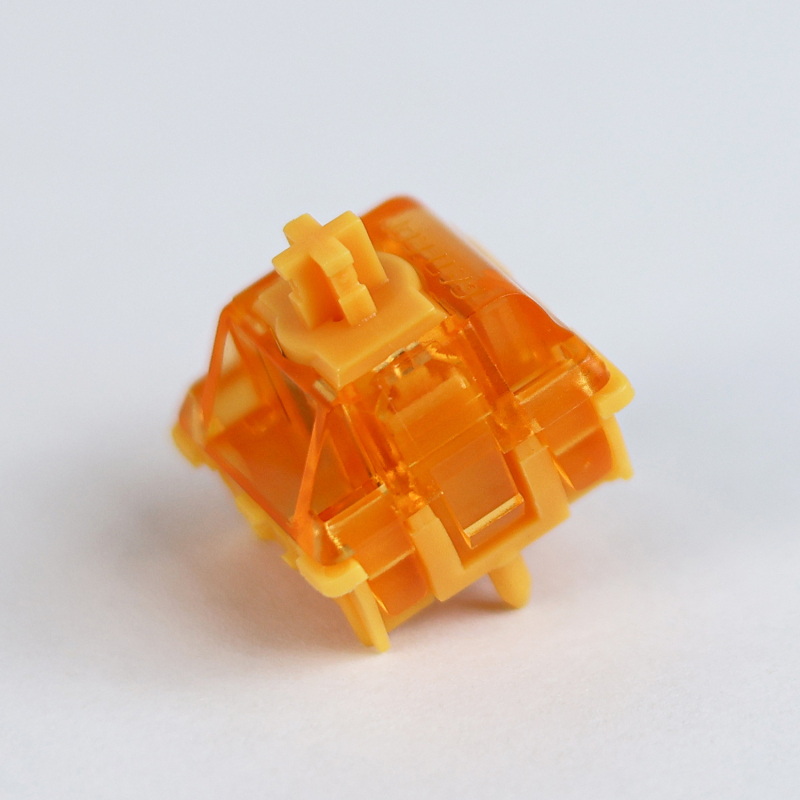 GATERON Magnetic Hall Sensor Keyboard Switches, KS-20 Orange Linear Pre ...