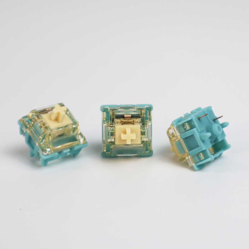 GATERON Dual-Rail Lunar Probe Keyboard Switches, Linear RGB LED 5 Pin ...